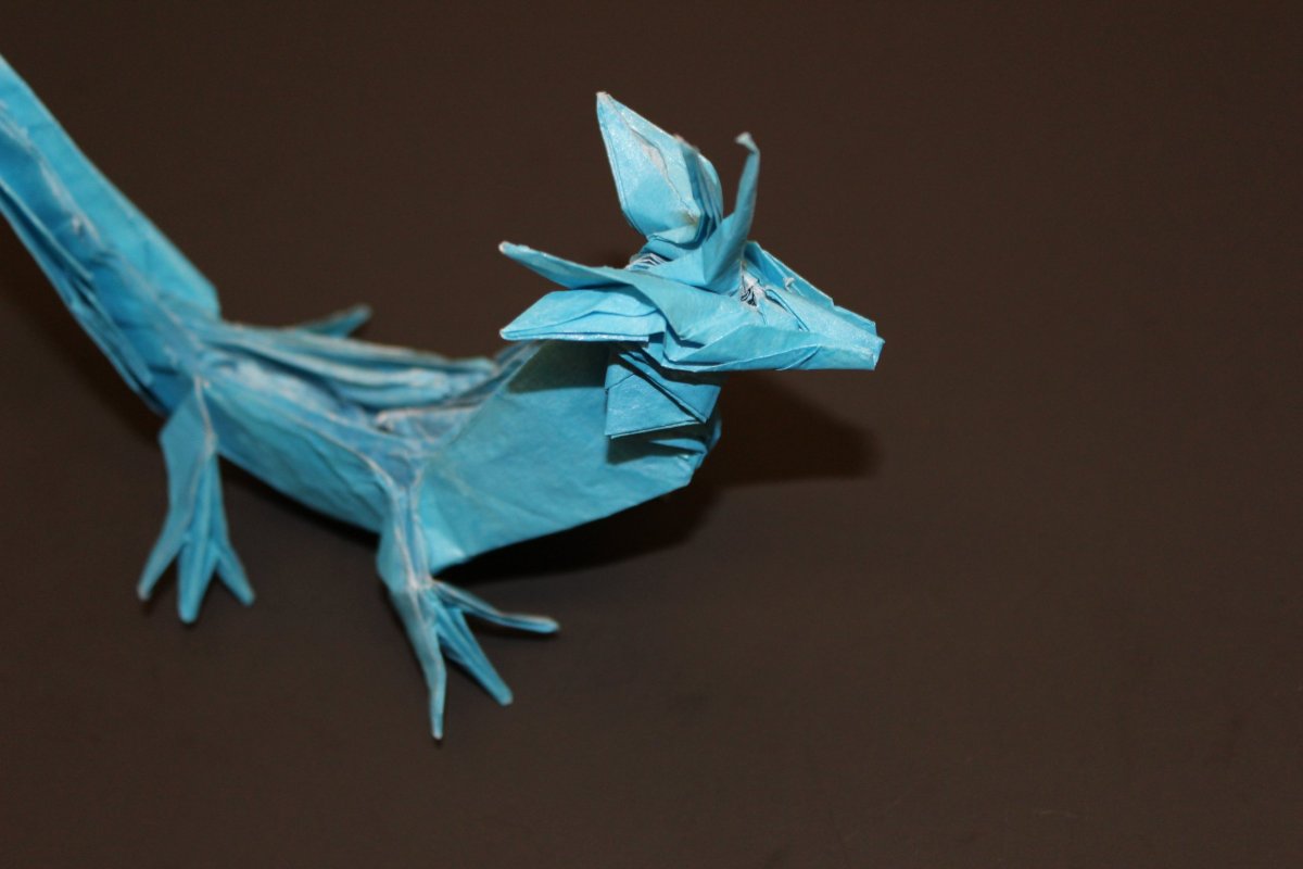 Crease Pattern Challenge 006 – Caged Scorpion Origami