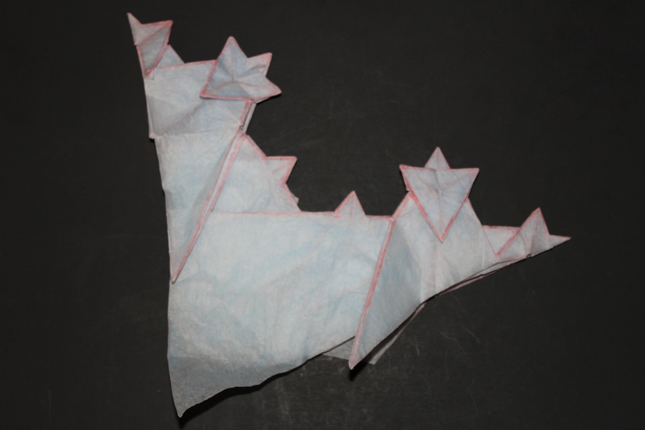Crease Pattern Challenge 013 – Caged Scorpion Origami