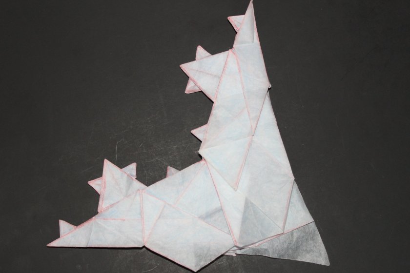 Crease Pattern Challenge 013 – Caged Scorpion Origami