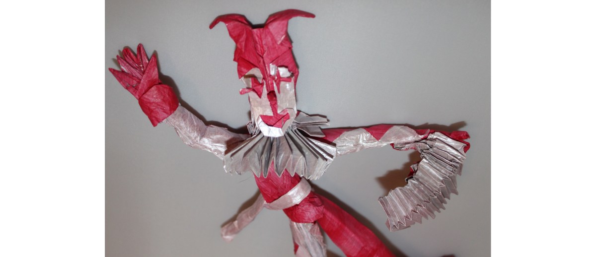 Crease Pattern Challenge 055 – Caged Scorpion Origami