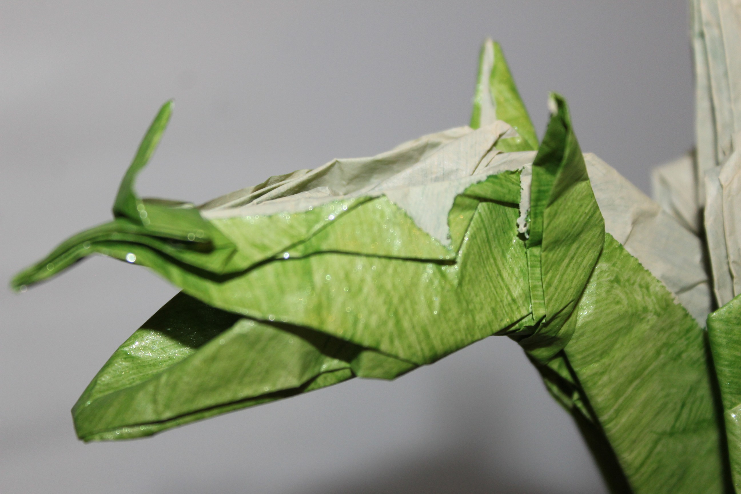 Green Dragon – Caged Scorpion Origami