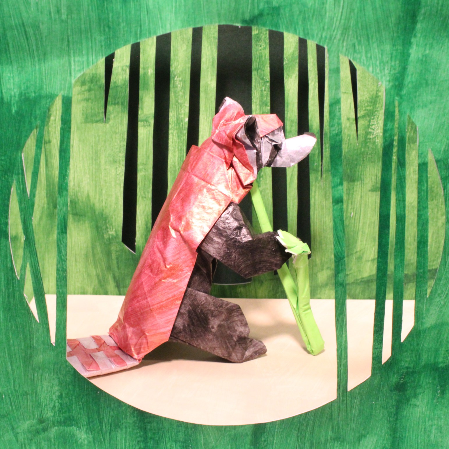 Red Panda – Caged Scorpion Origami